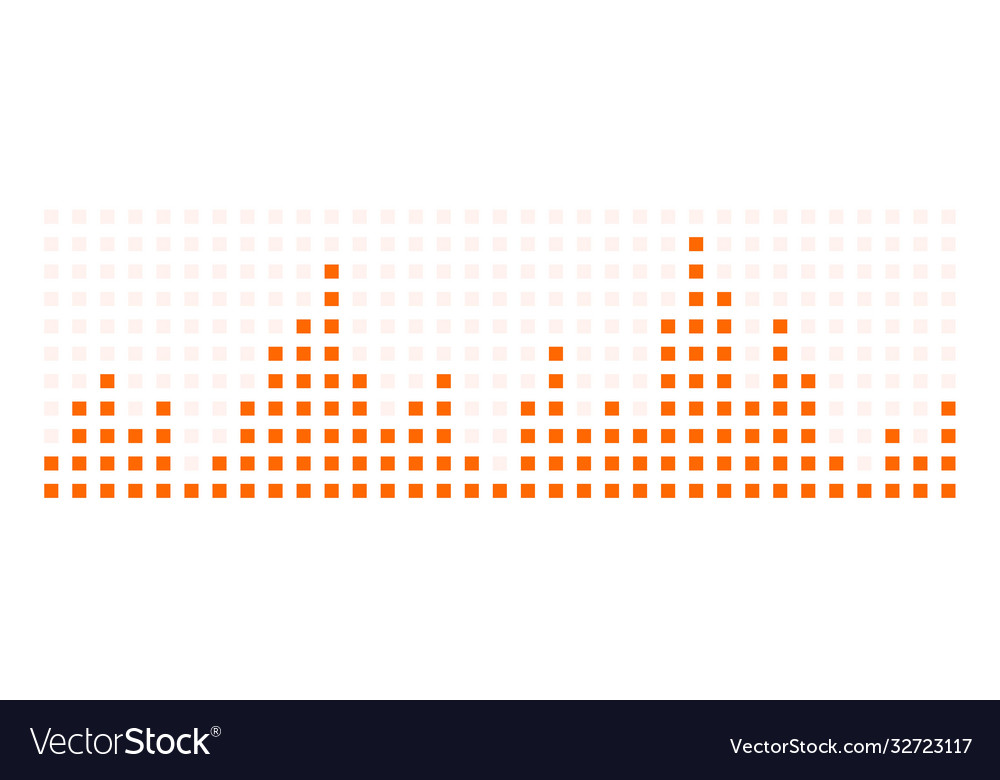 Bar chart steps diagram data graph chart steps Vector Image