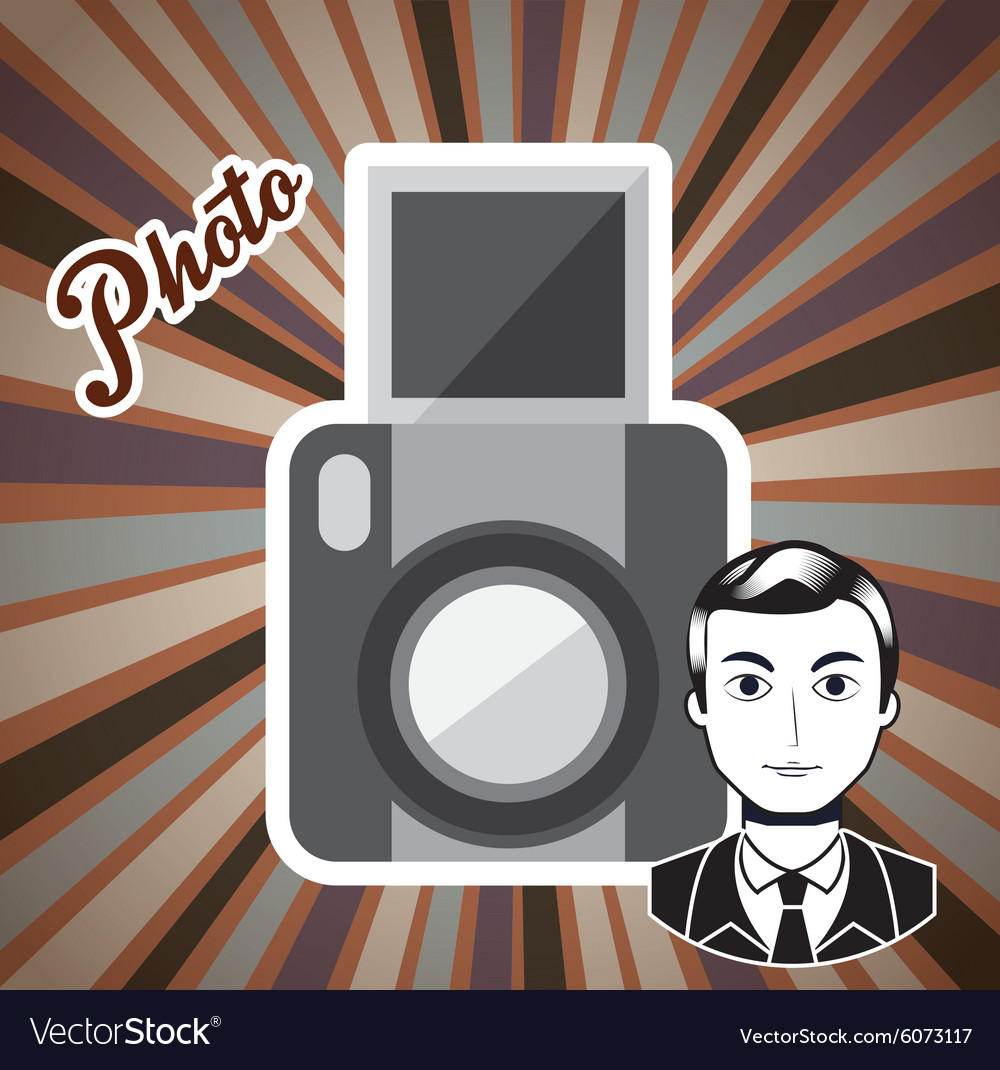 Camera isolated Royalty Free Vector Image - VectorStock