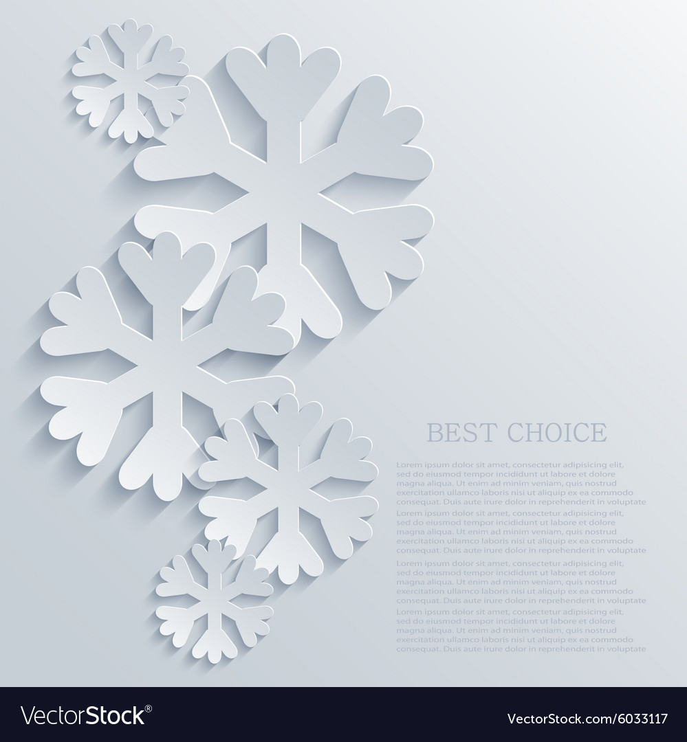 Modern snowflakes light background Royalty Free Vector Image Modern snowflakes light background Royalty Free Vector Image