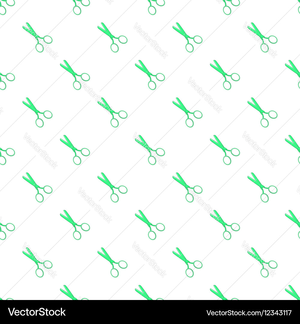 Scissors pattern cartoon style Royalty Free Vector Image