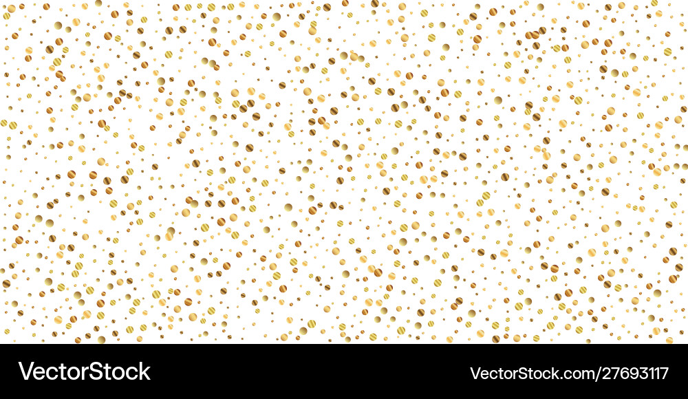 Sparse gold confetti luxury sparkling confetti sc Vector Image