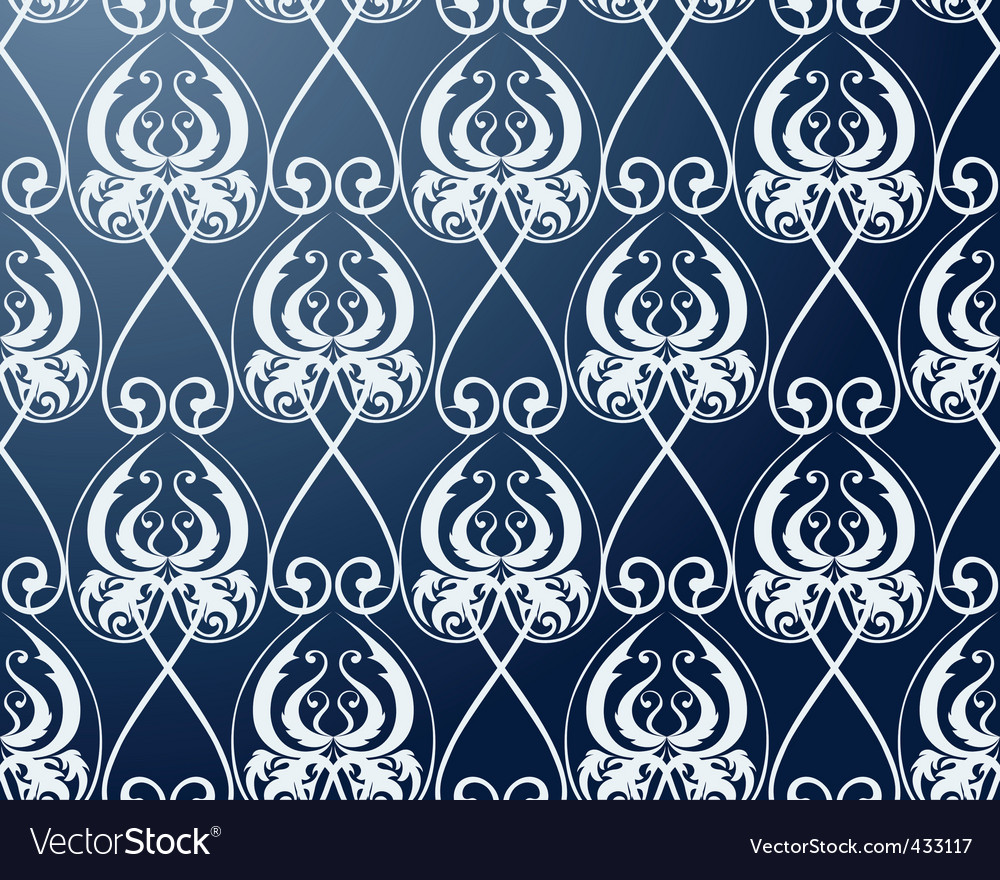 Wallpaper pattern Royalty Free Vector Image - VectorStock