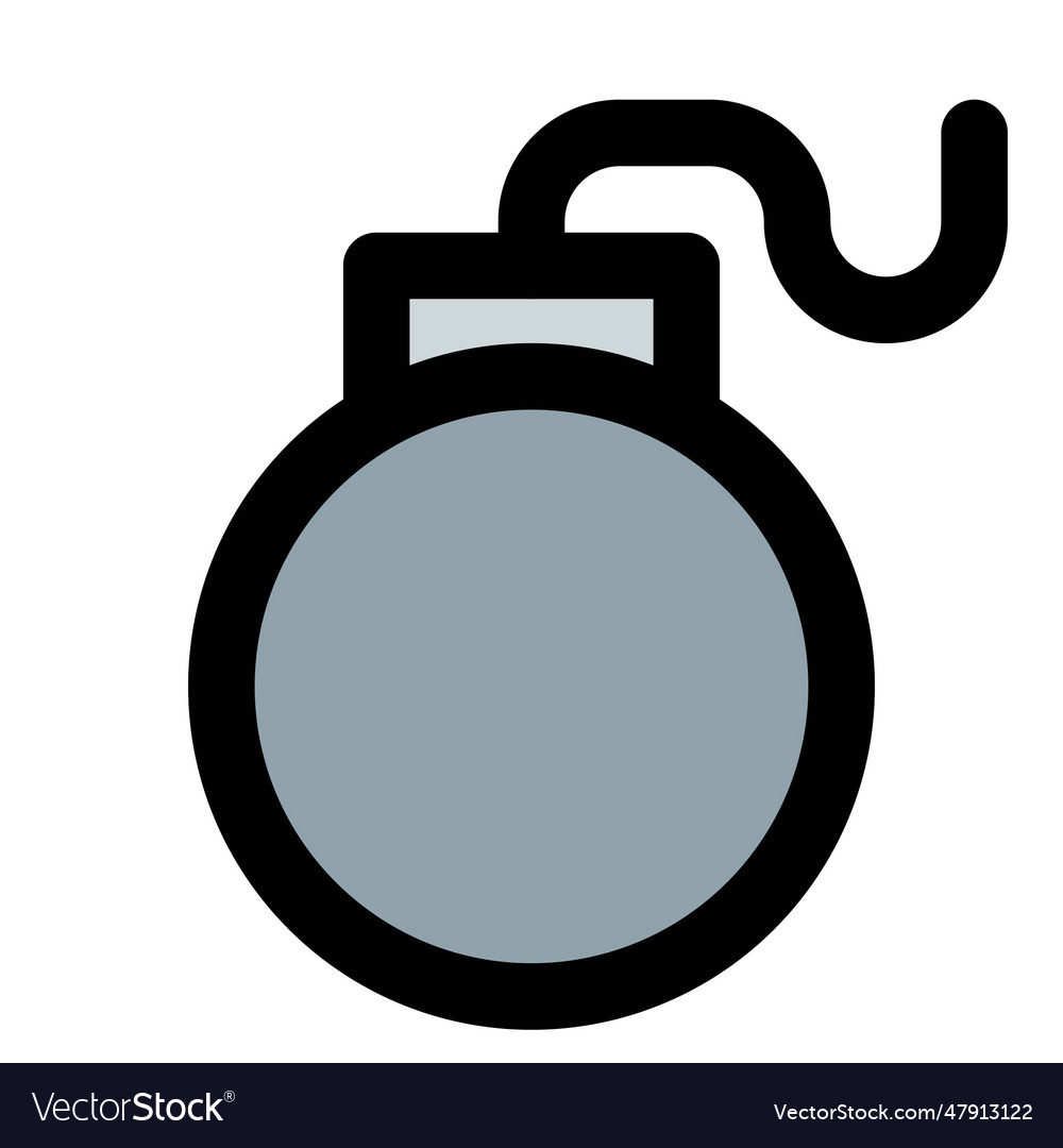 Program bomb inserted to damage the network Vector Image