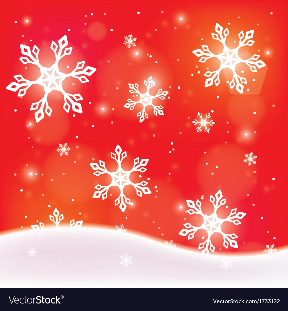 Snowfall Royalty Free Vector Image - VectorStock