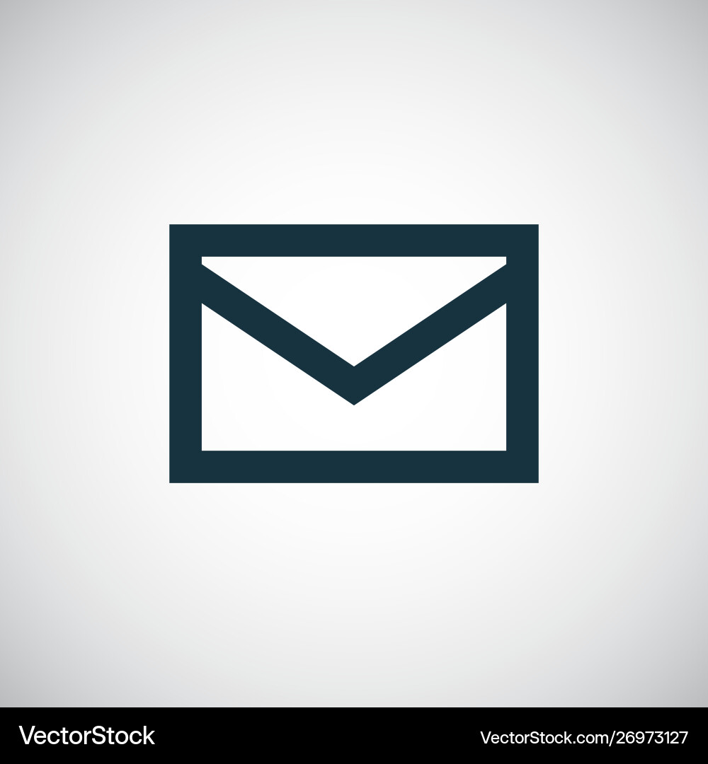 E-mail icon trendy simple concept symbol design Vector Image