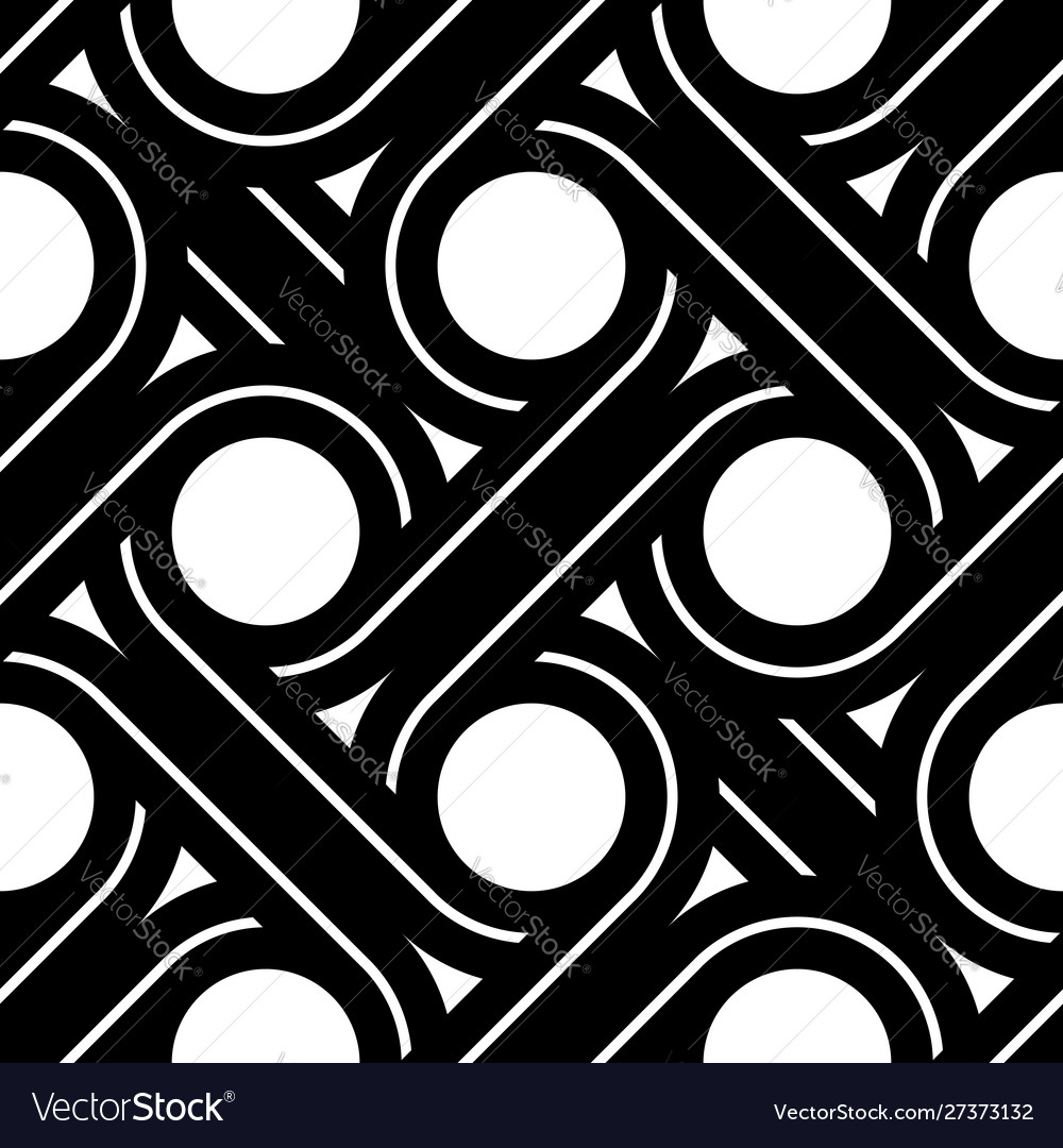 Design seamless interlaced pattern Royalty Free Vector Image