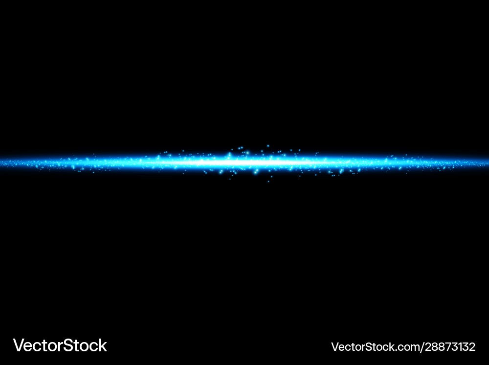 Glow isolated blue transparent effect lens flare Vector Image