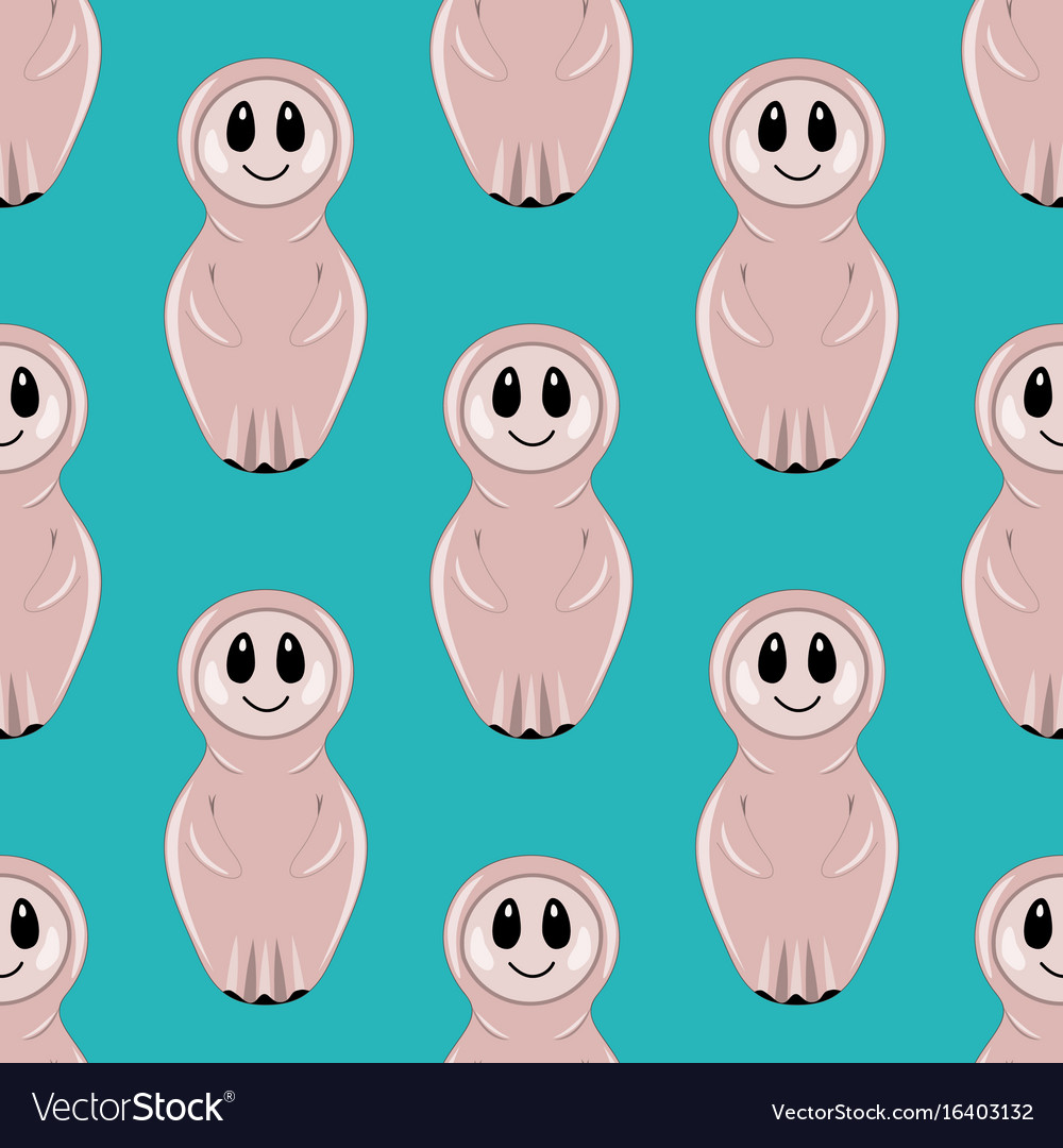 Halloween ghost seamless pattern Royalty Free Vector Image