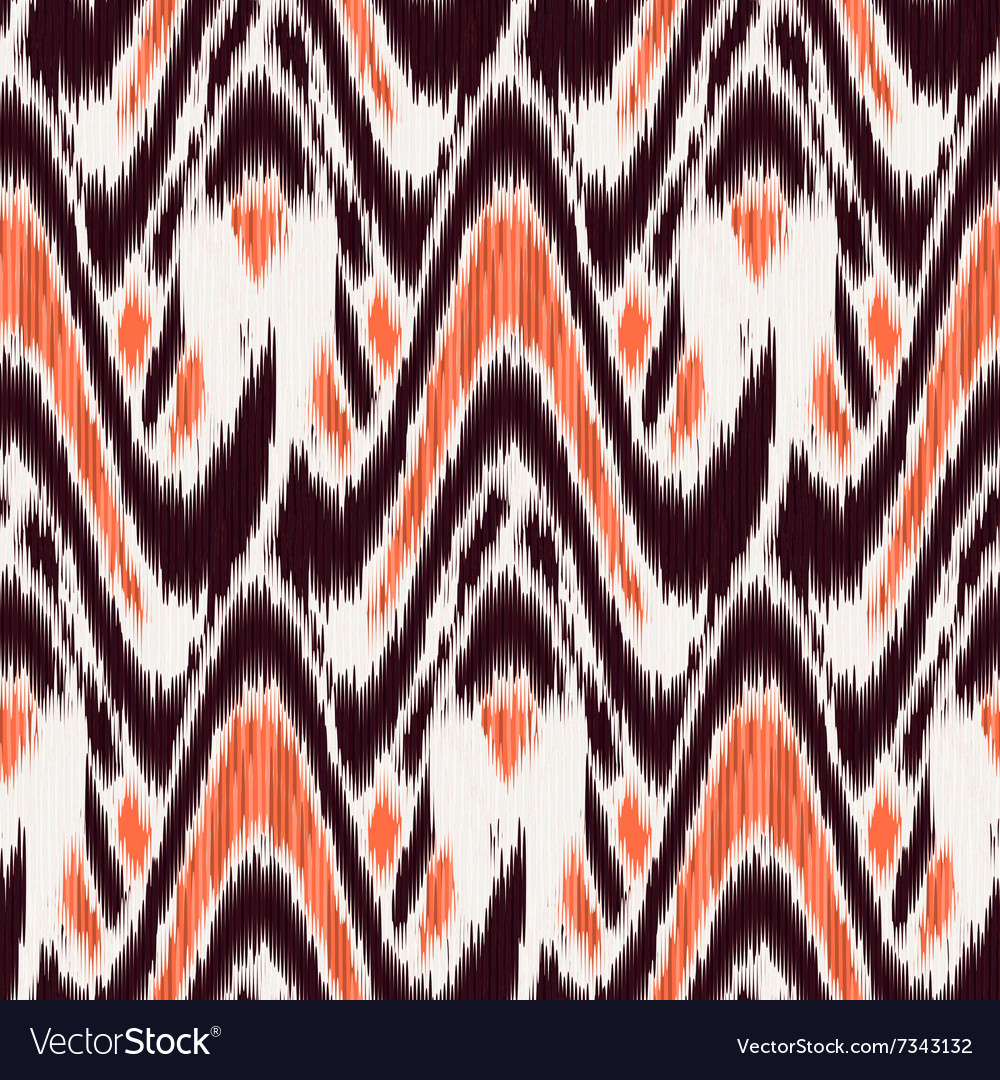 Ikat pattern Royalty Free Vector Image - VectorStock