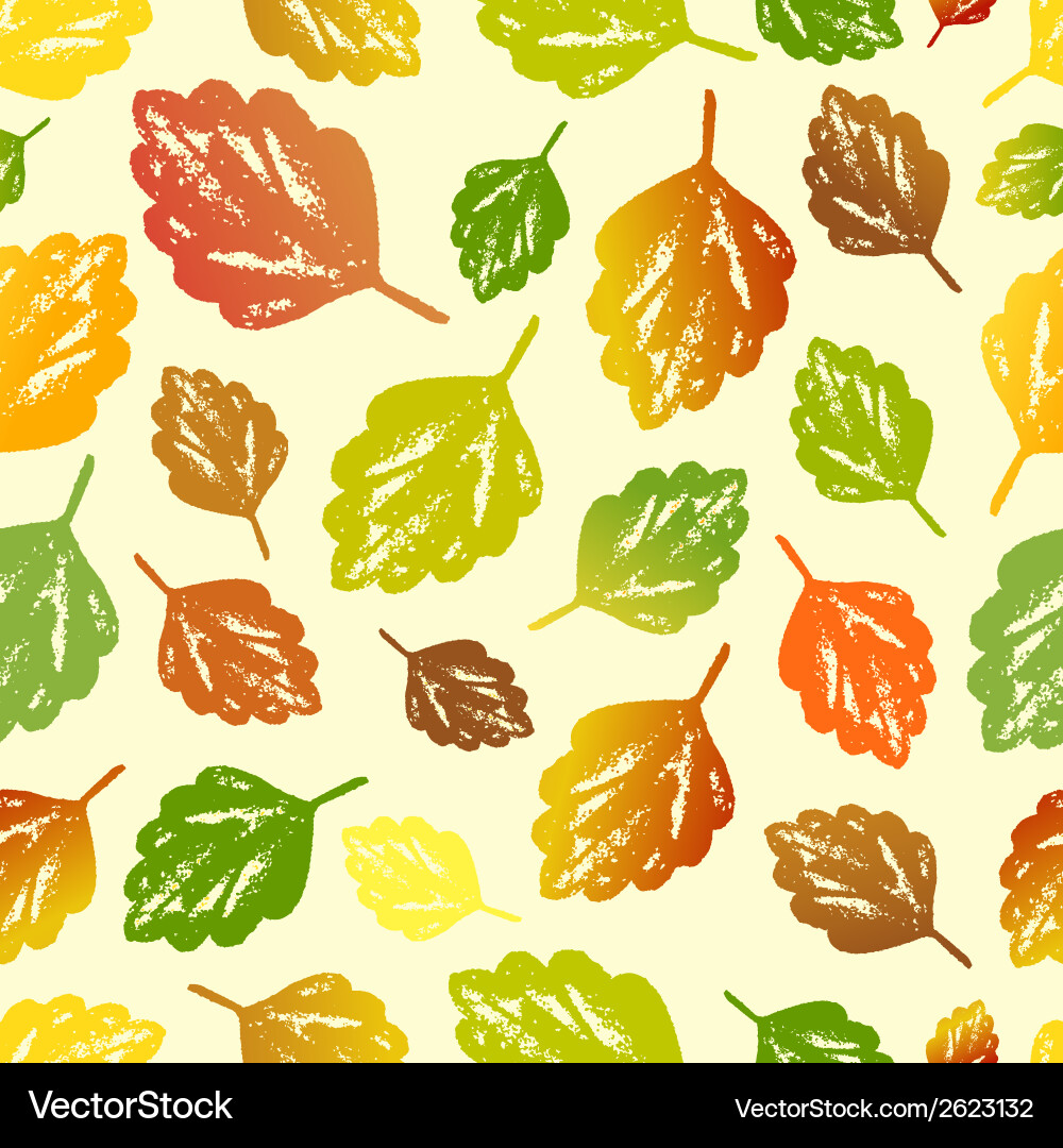 Seamless autumn pattern Royalty Free Vector Image
