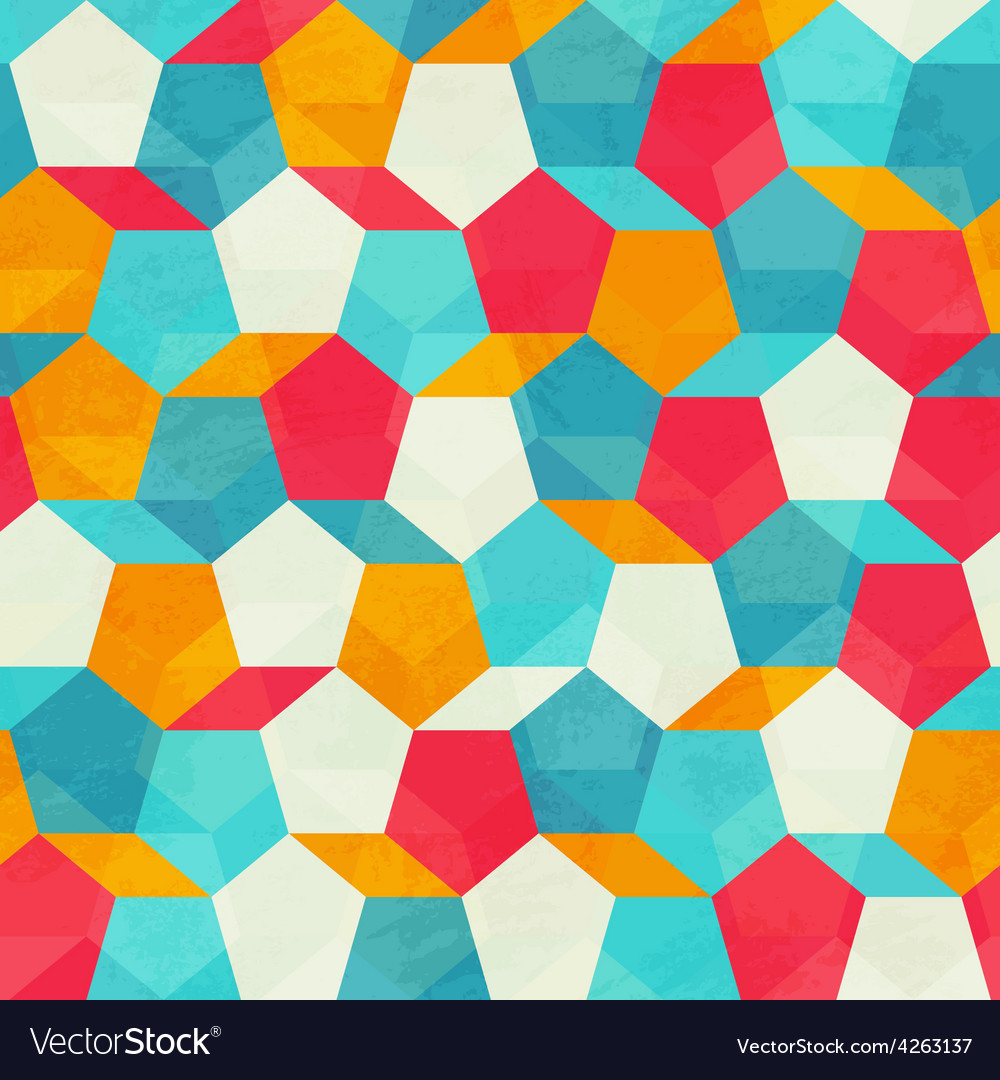 Colourful Mozaic Types Design