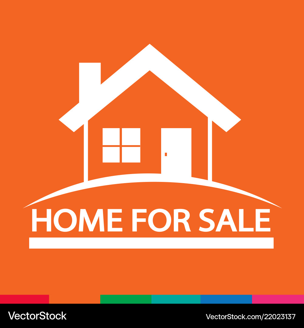 Home for sale icon design Royalty Free Vector Image