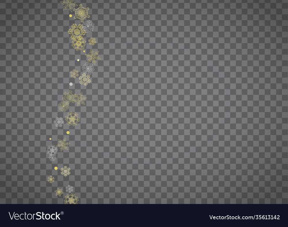 Christmas and new year snowflakes Royalty Free Vector Image