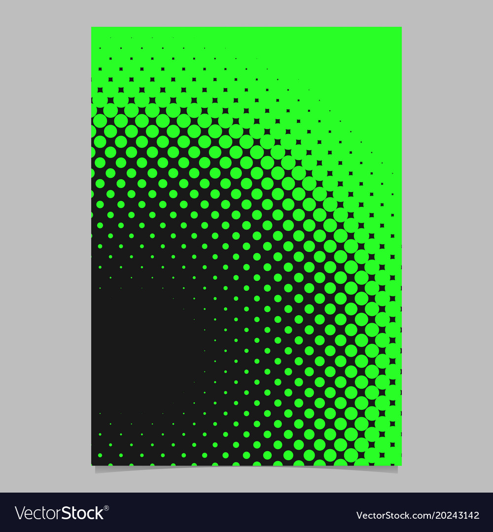 Halftone circle background pattern poster Vector Image