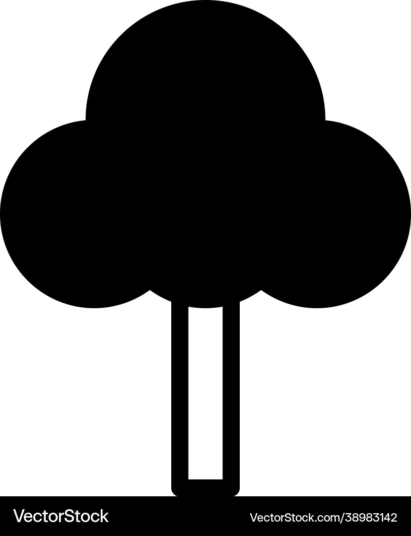 Logo tree dualtonestyle icon perfect Royalty Free Vector