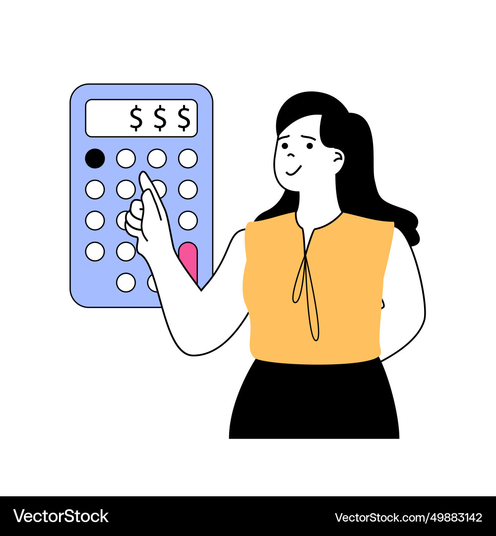 Mobile commerce concept with cartoon people in Vector Image