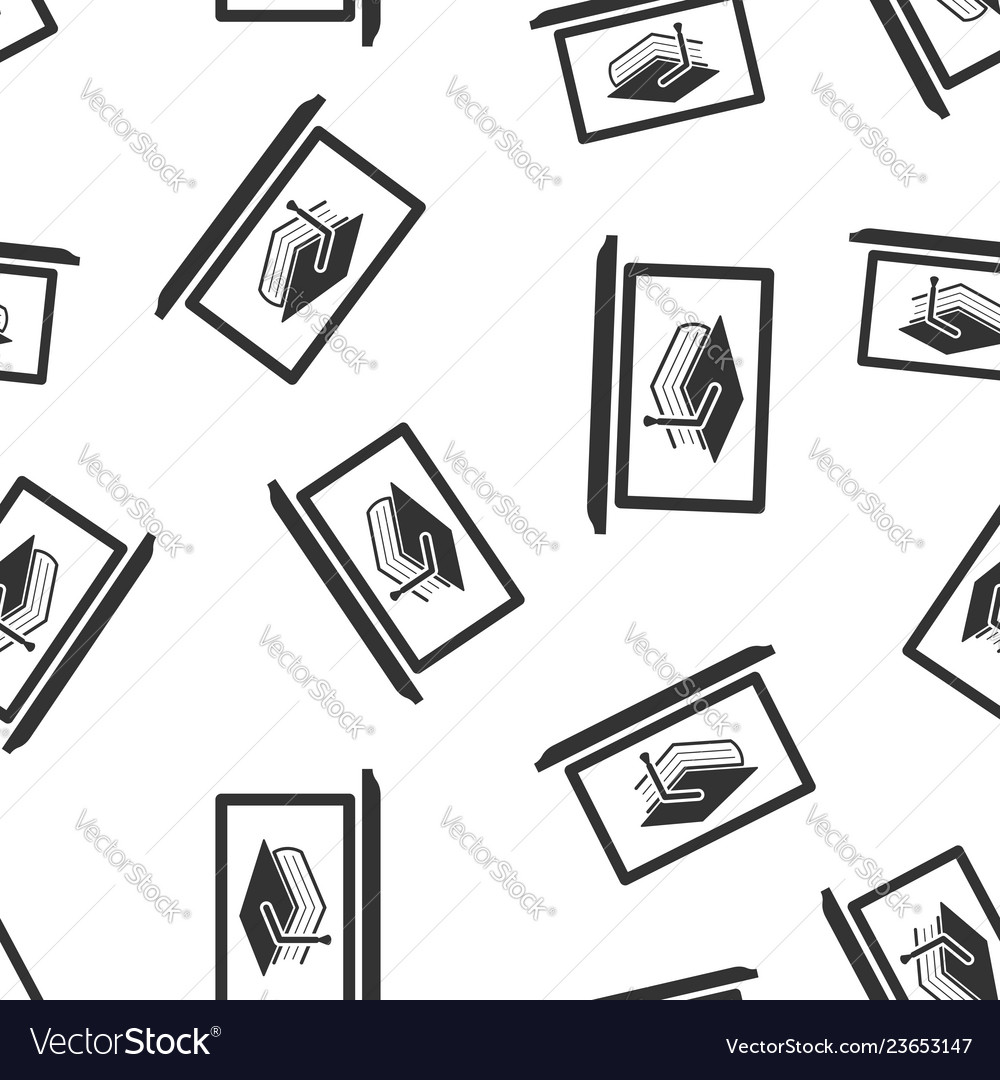 Elearning education icon seamless pattern Vector Image