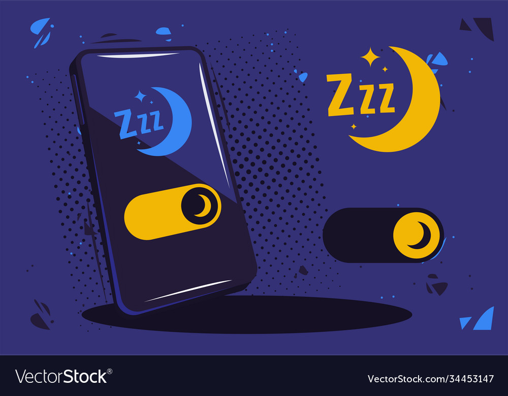 Sleep mode button Royalty Free Vector Image - VectorStock