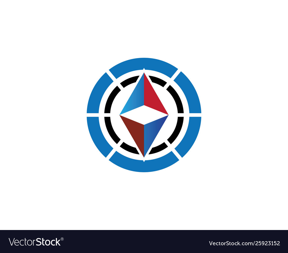 Compass logo Royalty Free Vector Image - VectorStock