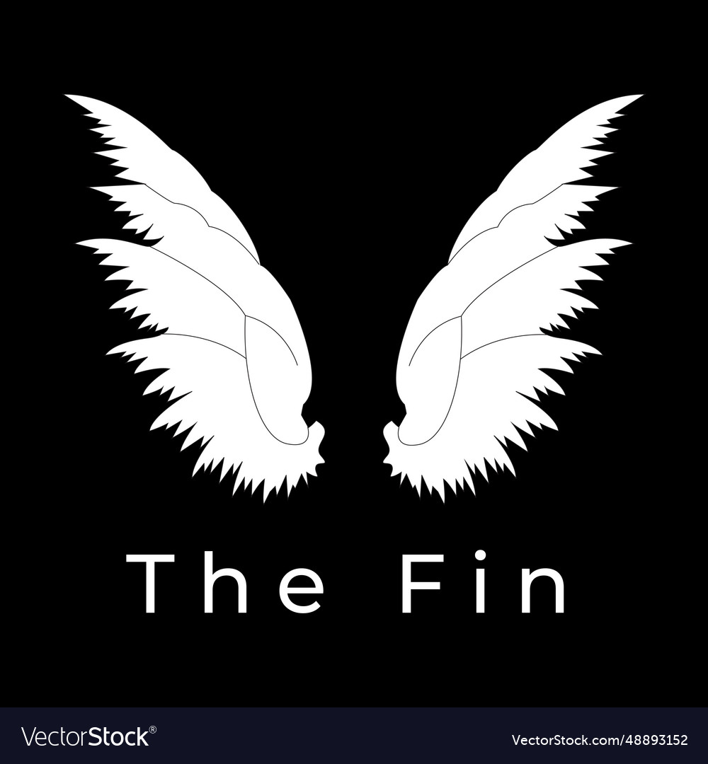 Fin Royalty Free Vector Image - VectorStock