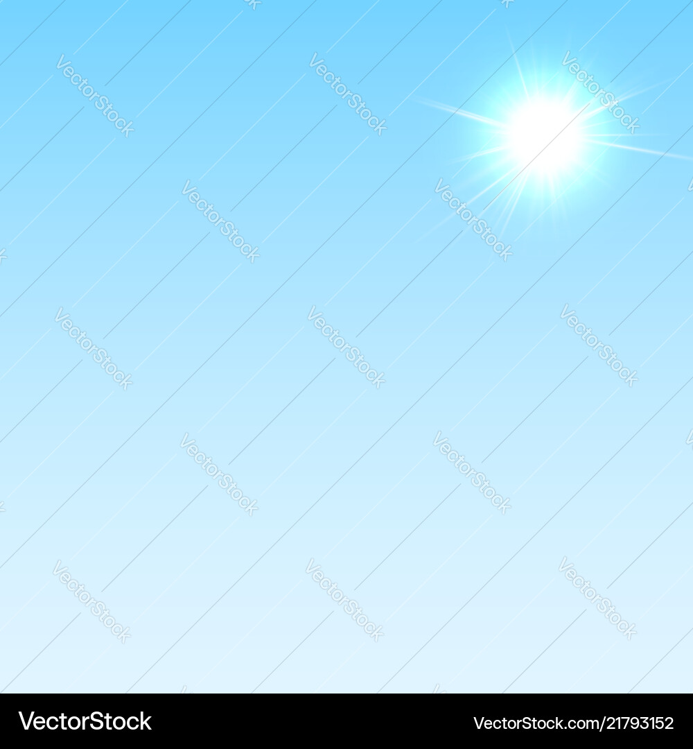 Realistic view of the sky Royalty Free Vector Image