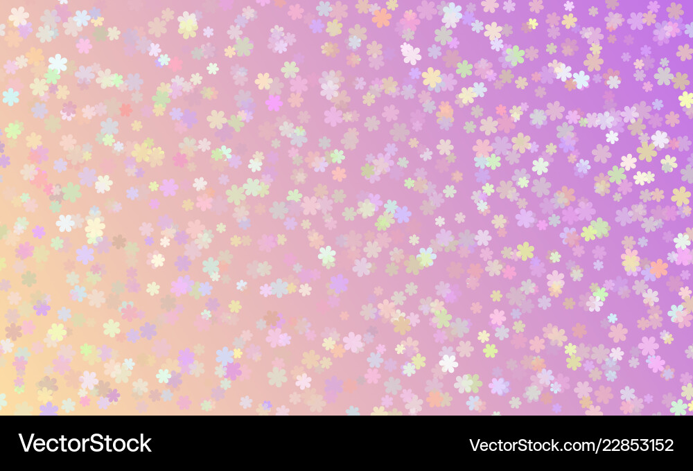 Spring background is of multicolored flowers Vector Image