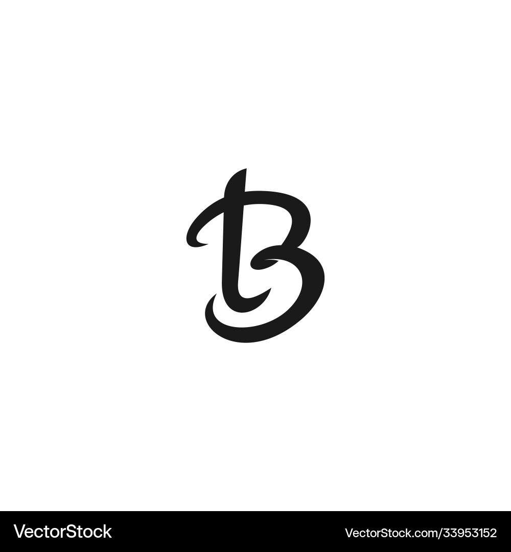 Tb letter logo design with creative modern trendy Vector Image