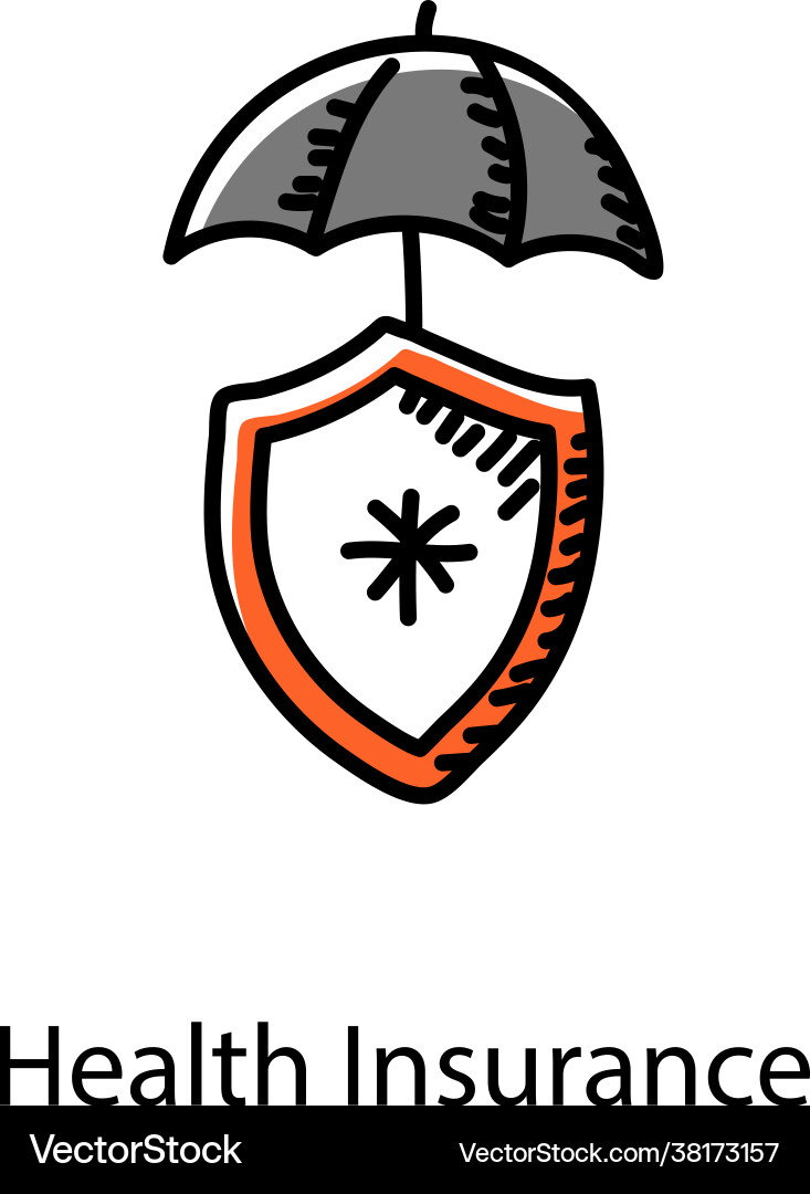 Health insurance Royalty Free Vector Image - VectorStock