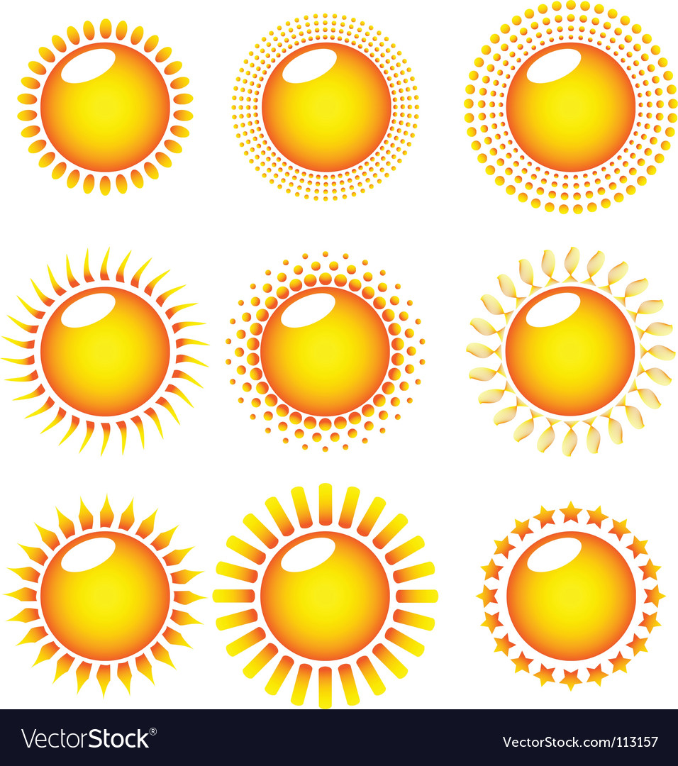 Sun Royalty Free Vector Image - VectorStock