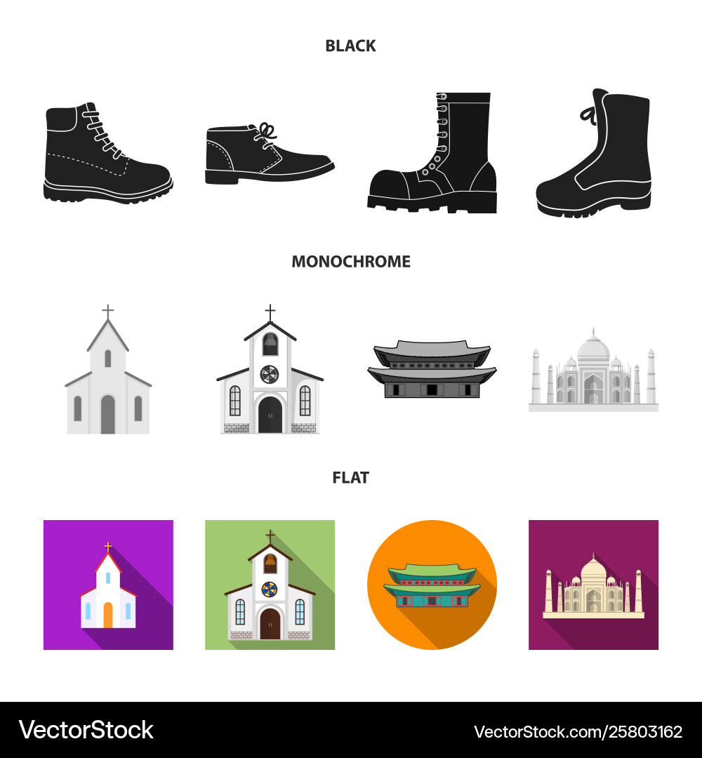 Isolated object religion and wedding icon set Vector Image