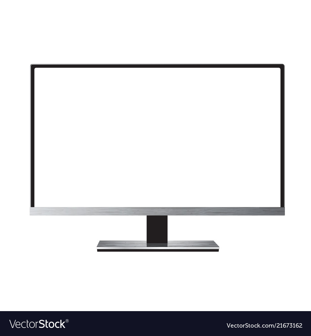 Monitor led Royalty Free Vector Image - VectorStock