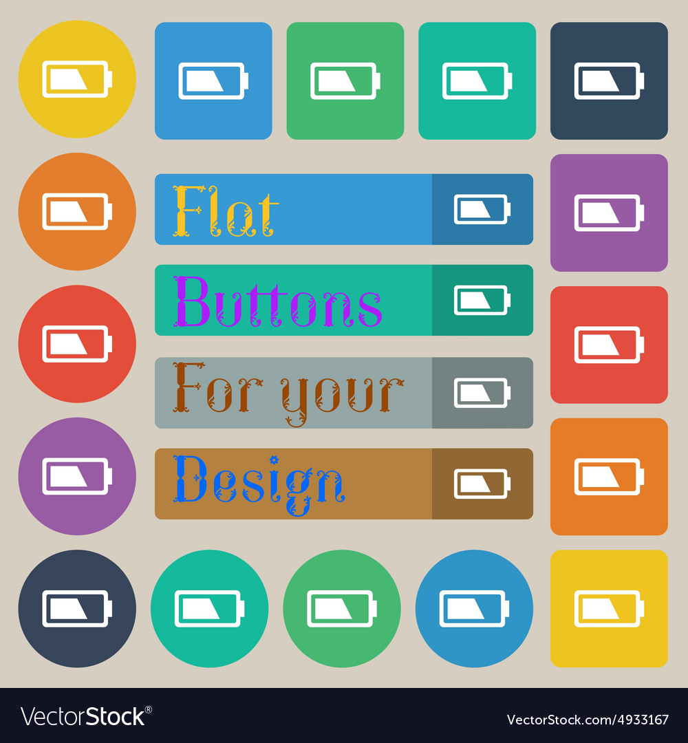 Battery half level Royalty Free Vector Image - VectorStock