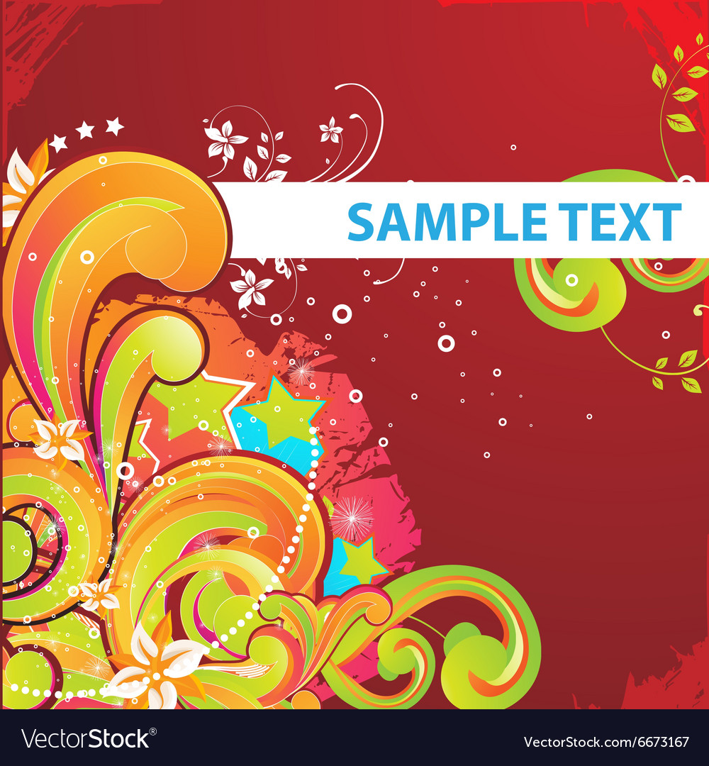 Fresh summer Royalty Free Vector Image - VectorStock