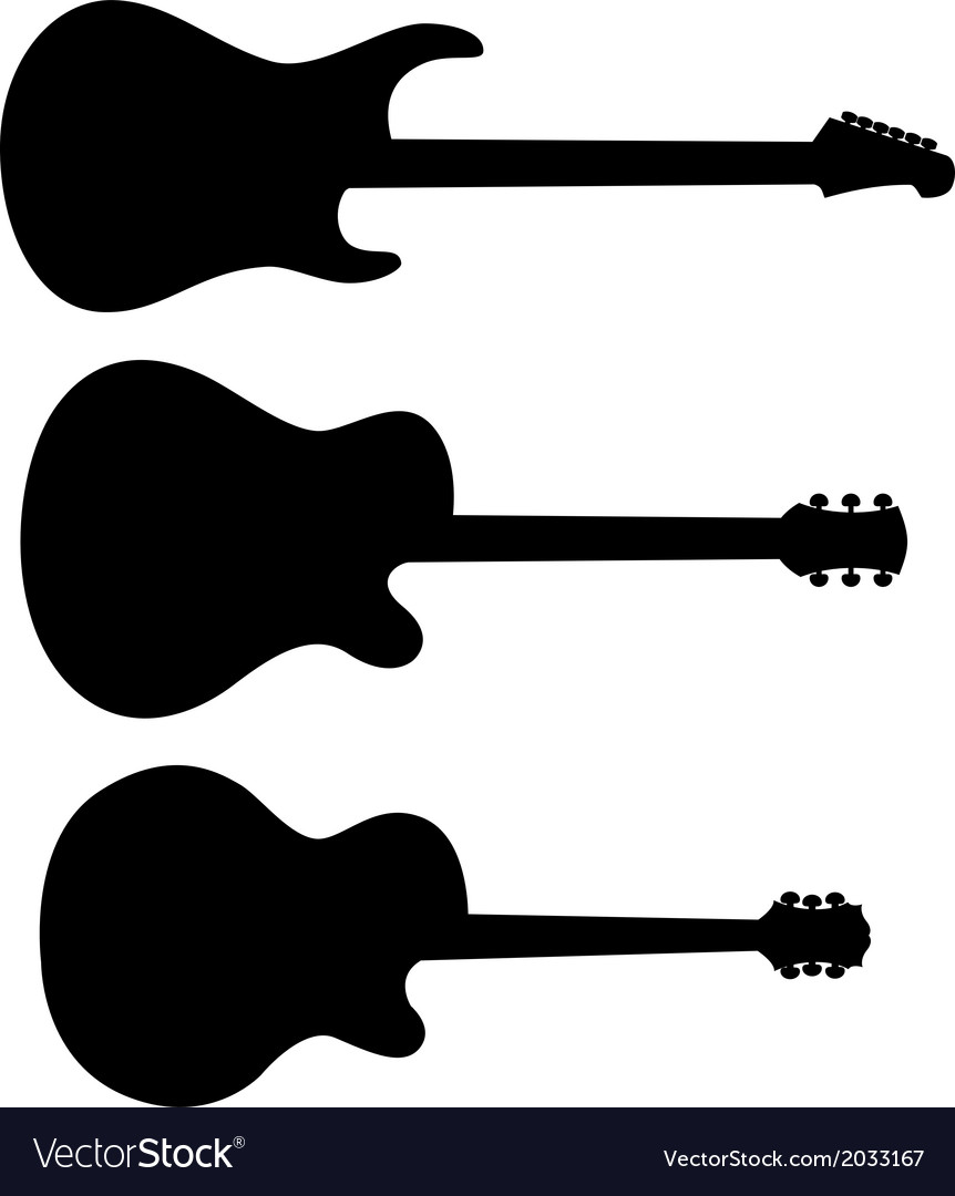 Guitar Royalty Free Vector Image - VectorStock