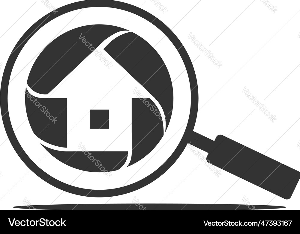 Home logo template icon brand identity isolated Vector Image