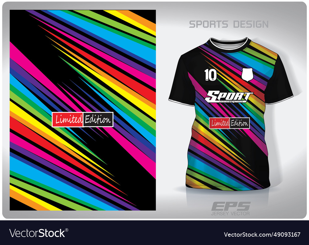 Rainbow light pattern design Royalty Free Vector Image