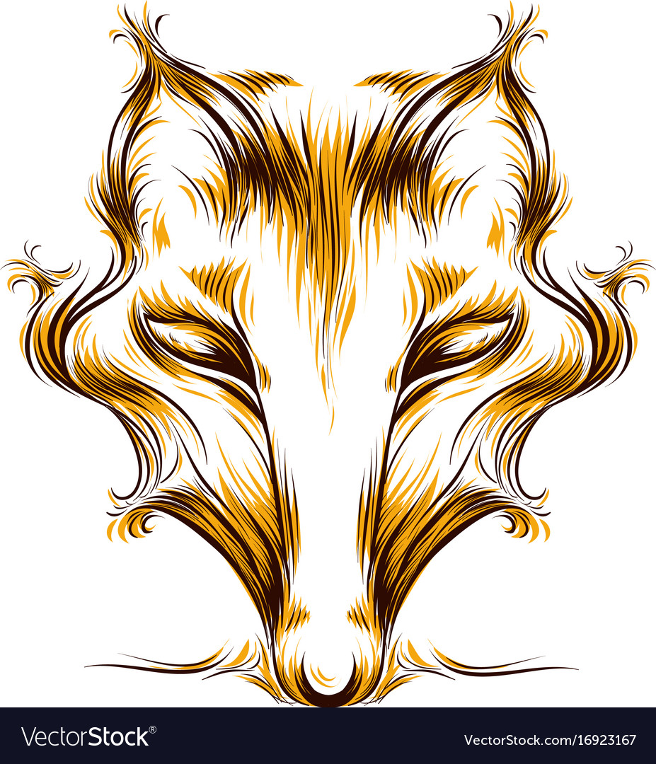 Red fox Royalty Free Vector Image - VectorStock
