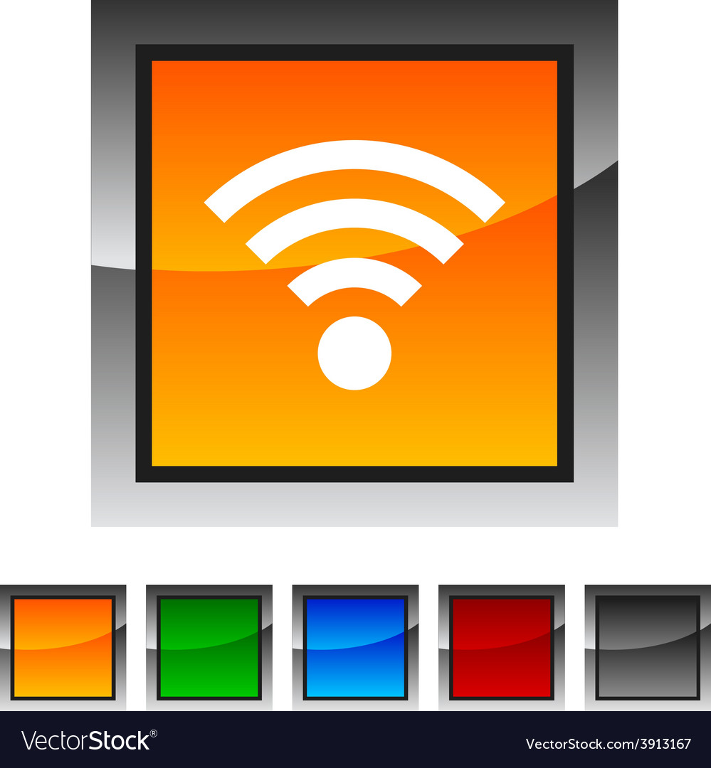 Rss icons Royalty Free Vector Image - VectorStock