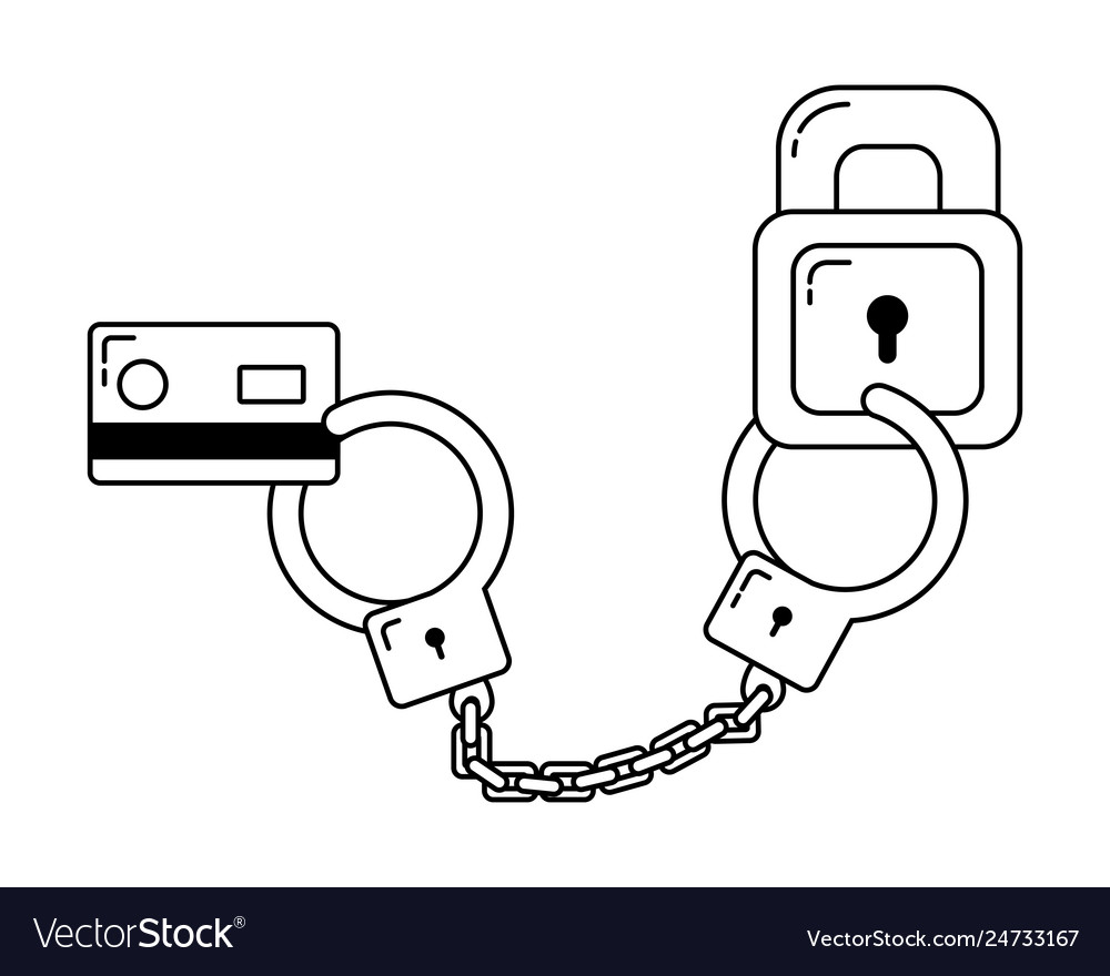 Security system cartoon Royalty Free Vector Image