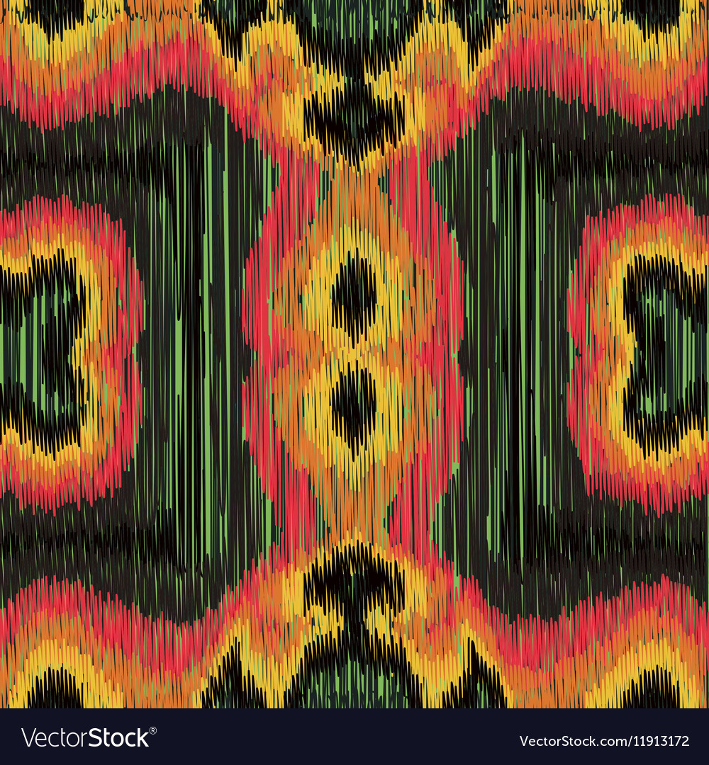 Ikat pattern Royalty Free Vector Image - VectorStock