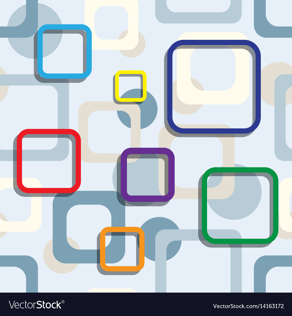 Pattern with squares Royalty Free Vector Image