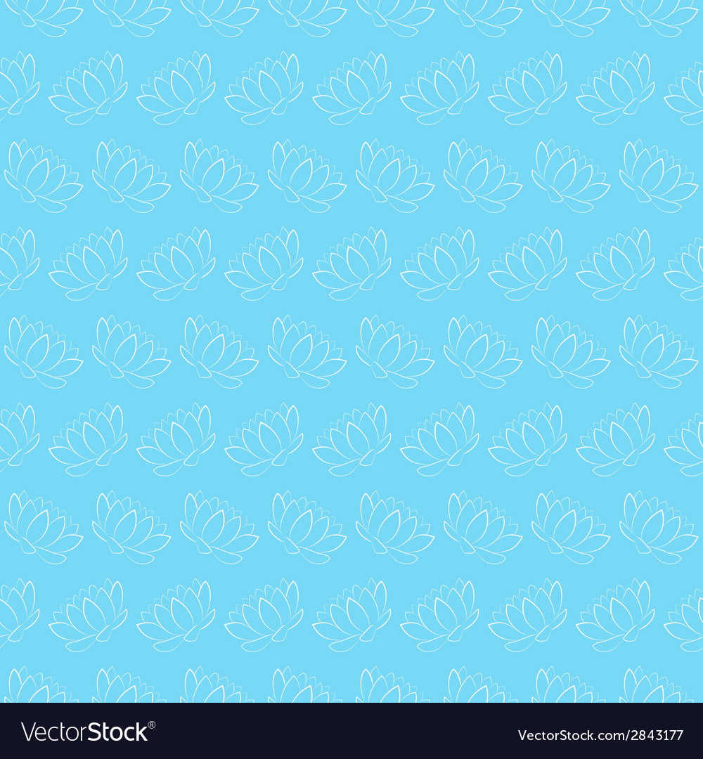 Blue seamless pattern Royalty Free Vector Image