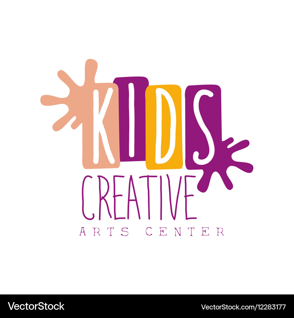 Kids Creative Class Template Promotional Logo With