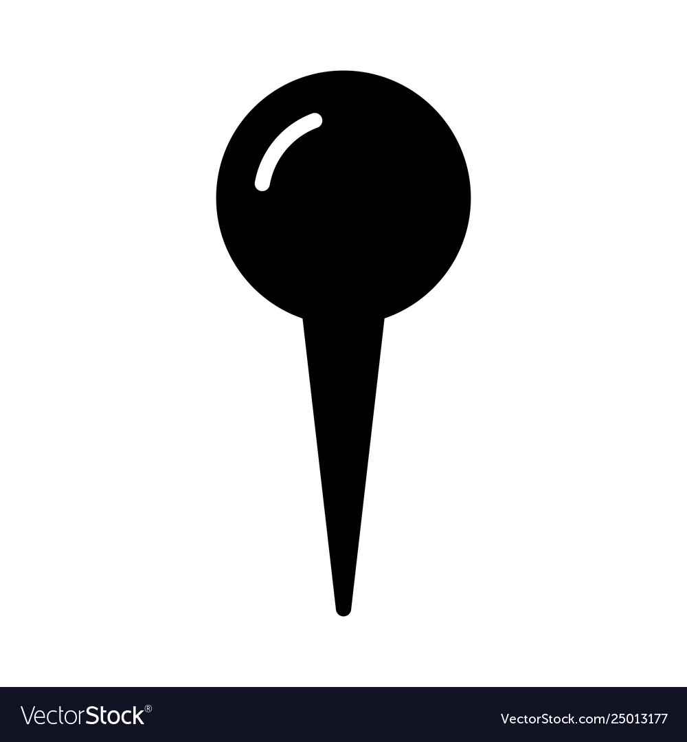Pushpin Royalty Free Vector Image - VectorStock