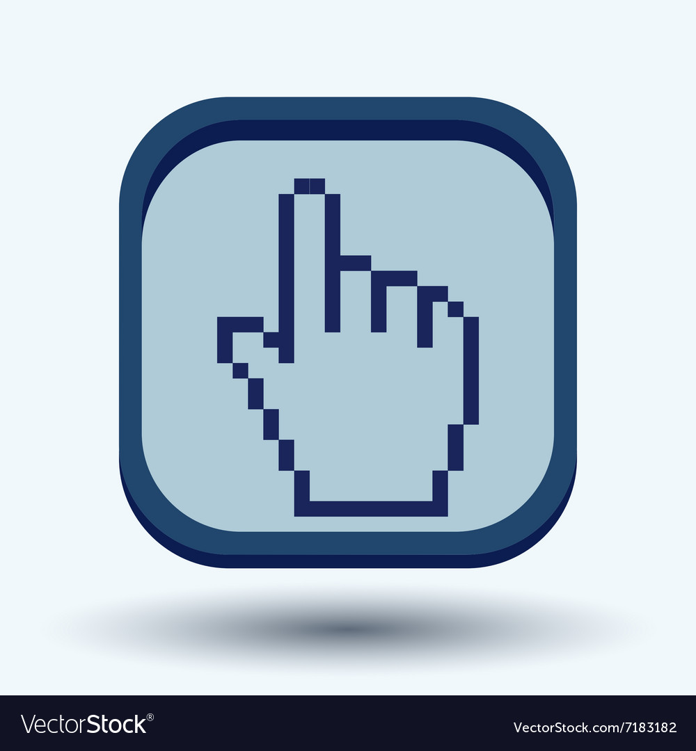 Mouse hand cursor Royalty Free Vector Image - VectorStock