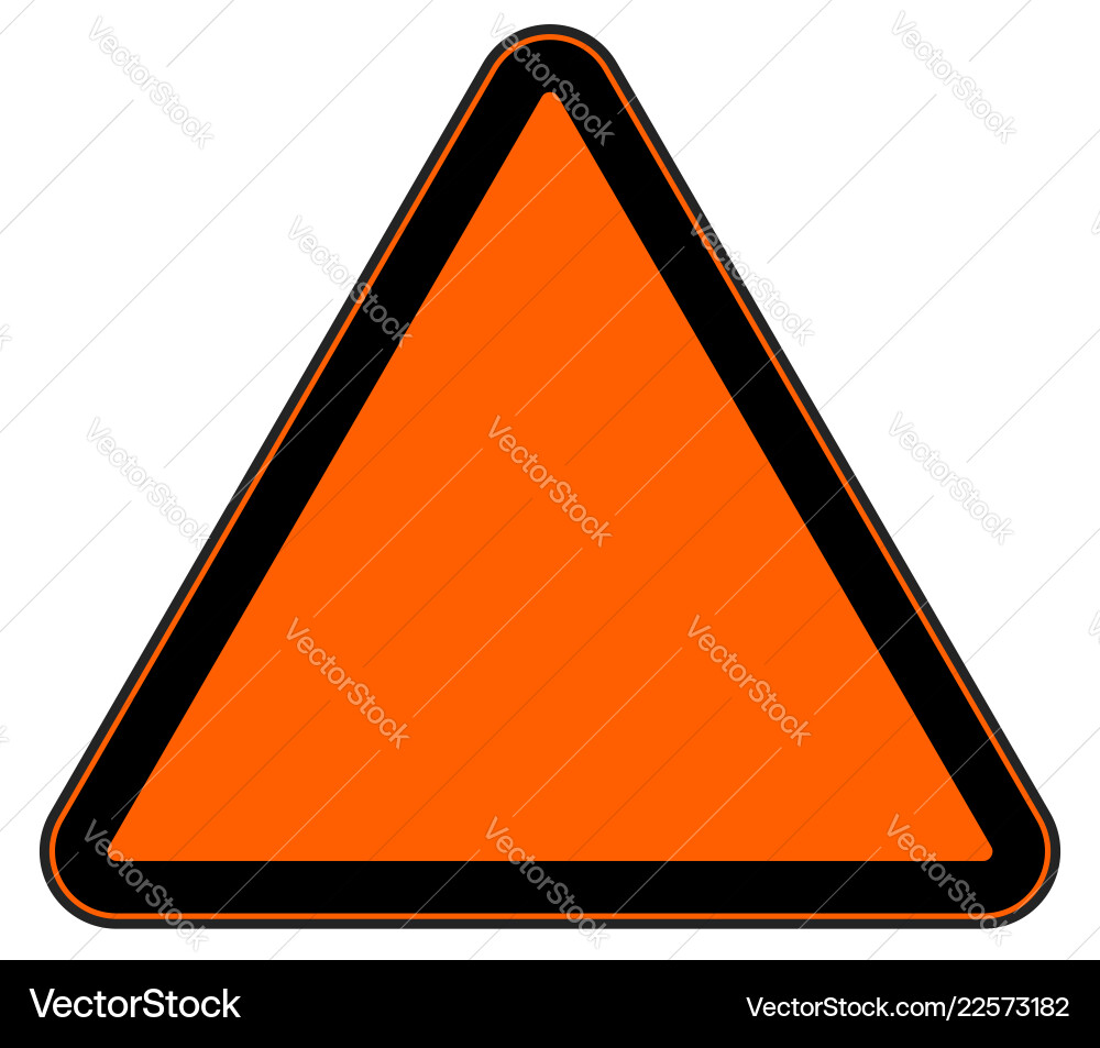 Road sign isolated on white editable graphic Vector Image