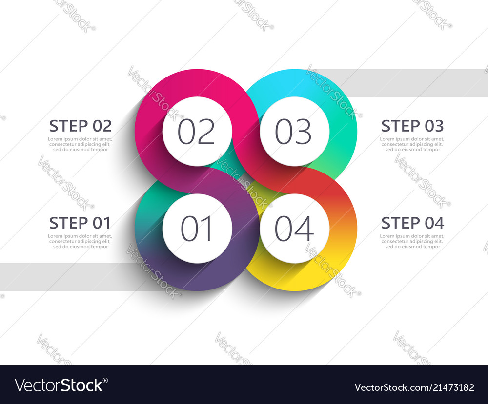 Winding road modern 3d infographic template Vector Image
