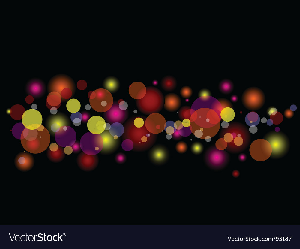 Blurred lights Royalty Free Vector Image - VectorStock