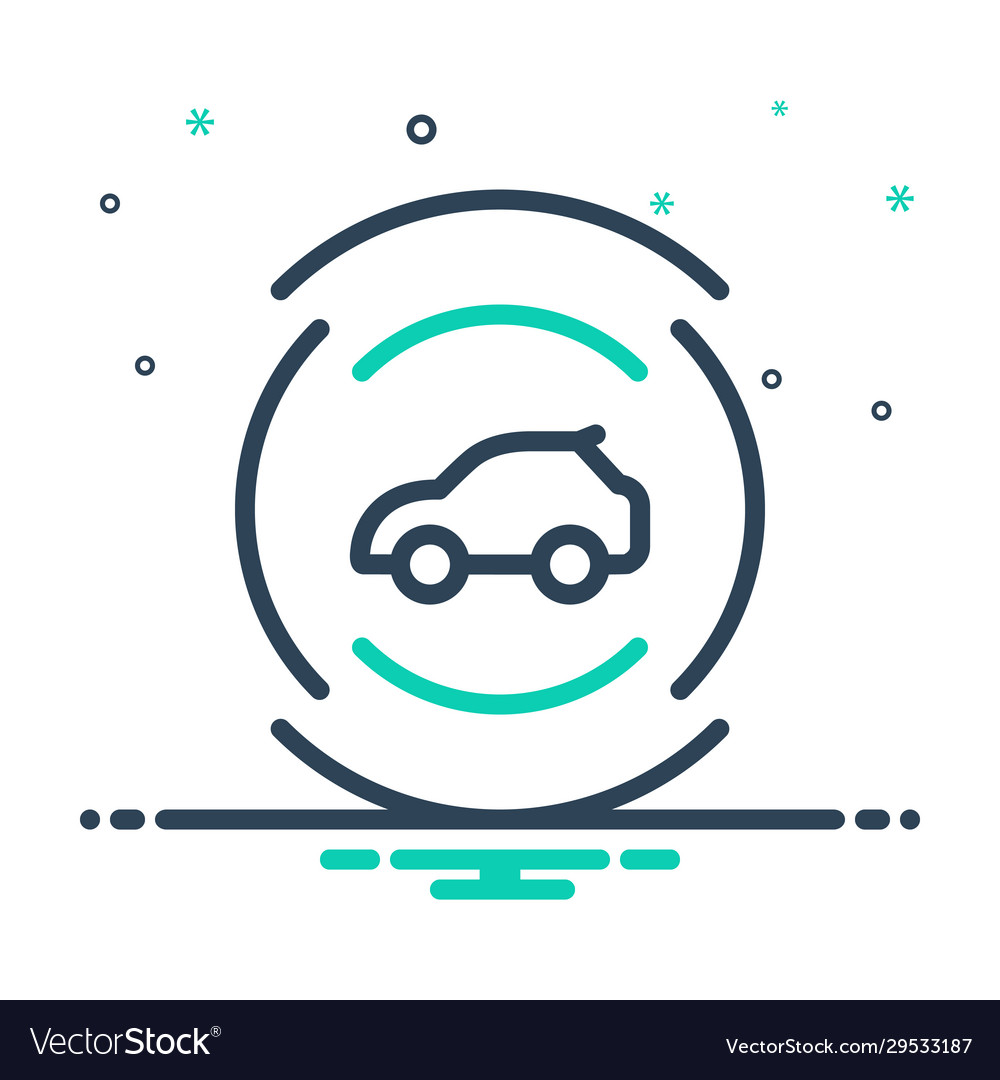 Car sensor Royalty Free Vector Image - VectorStock