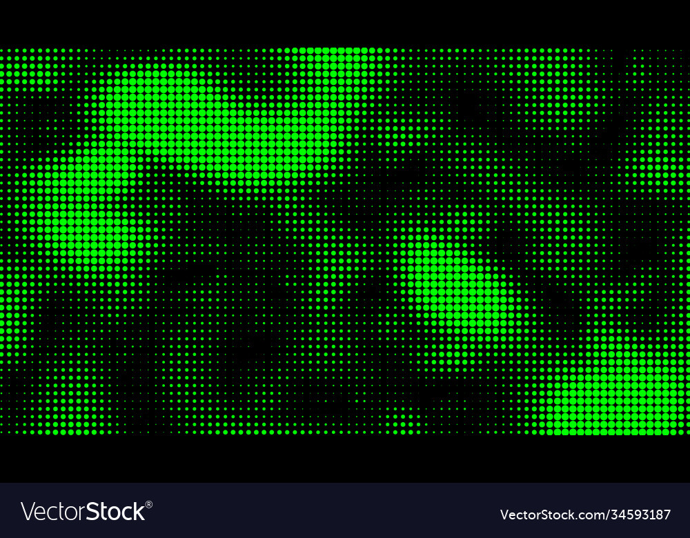Colored dot array background isolated sea wave Vector Image